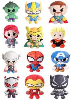 China Marvel Superhero Stuffed Plush Toys 25cm Spider Man Iron Man Thor Soft Polyester for sale