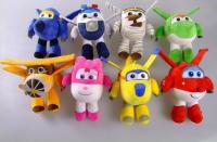 China 20cm Super Wings Airplane Plush Toy 8 Styles Eco-Friendly Soft Stuffed Doll for Kids for sale