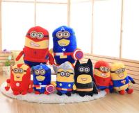 China 20cm Cartoon Minions Plush Toy with 3D Eye for Crane Vending Machine for sale
