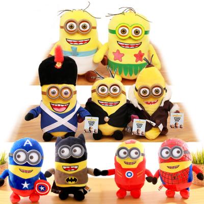 China 20cm Cartoon Minions Plush Toy with 3D Eye for Crane Vending Machine for sale