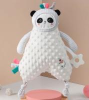 China Plush Baby Comfort Blanket with Stuffed Soft Toy 40x26cm OEM Custom for sale
