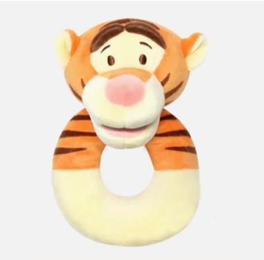 China Disney Baby Rattle Plush Toy 17cm Soft Stuffed Animal OEM Custom for sale