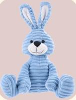 China Custom OEM Corduroy Bunny Rabbit Soft Toy 23cm Plush Stuffed Animal for sale