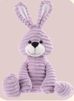 China Custom OEM Corduroy Bunny Rabbit Soft Toy 23cm Plush Stuffed Animal for sale