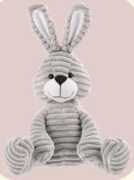 China Custom OEM Corduroy Bunny Rabbit Soft Toy 23cm Plush Stuffed Animal for sale