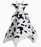 China Baby Comfort Towel with Plush Animal Head Soft Toy 33x33cm OEM Custom Logo for sale