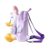 China Purple Disney Daisy Plush School Bag , Personalized Backpacks With Logo Printing for sale