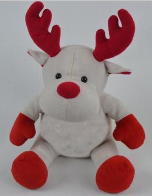 China Custom Moose Reindeer Plush Toy 20cm PP Cotton Filled OEM Promotion Gift for sale