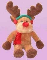 China Custom Moose Reindeer Plush Toy 20cm PP Cotton Filled OEM Promotion Gift for sale