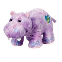 China 8 Inch Lovely Hippo Plush Toy Soft Stuffed Animal Blue Grey 25cm for Holiday Gifts Promotion for sale