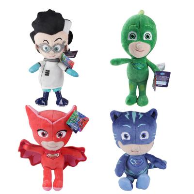 China 10 Inch PJ Masks Plush Toy Disney Stuffed Doll Blue Red Purple 20cm Soft Cotton for sale