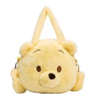 China Disney Plush Shoulder Crossbody Bag 24x6x24cm Soft Stuffed Purse for Kids for sale