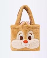 China Disney Reversible Plush Crossbody Handbag Purse 29x12x26cm Soft Stuffed Cotton Bag for sale