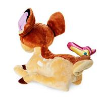 China Bambi with Butterfly Medium Plush Toy 25cm Brown Soft Stuffed Animal OEM for sale