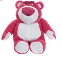 China Disney Toy Story 3 Lotso Graduation Berrybear Plush Toy 10 inch 25cm Eco-friendly Soft Stuffed Doll for sale