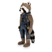 China Original Disney Plush Toy Rocket Raccoon 40cm Soft Black Stuffed Animal for sale