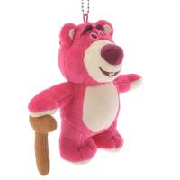 China 3 Lotso Huggin Bear Disney Plush Animals 13cm Keychian For Backpack for sale