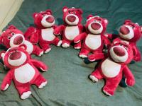 China 3 Lotso Huggin Bear Disney Plush Animals 13cm Keychian For Backpack for sale