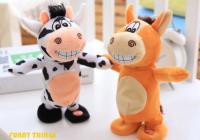 China Walking and Speaking Music Educational Electronic Stuffed Toys For Babies for sale
