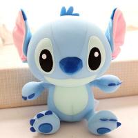 China 12 Inch Foam Particle Disney Stitch Stuffed Animal Toy Plush 30cm OEM Custom for sale