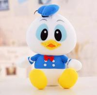 China Disney Donald Duck Daisy Foam Particle Stuffed Plush Toy 30cm OEM Custom for sale