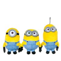 China Despicable Me 3 Minions 3D Eye Plush Toy 18cm Yellow Stuffed Doll for Kids for sale