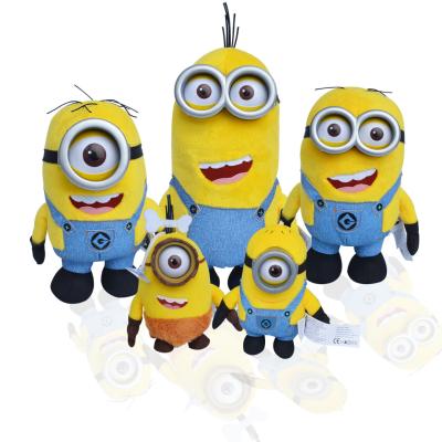China Despicable Me 3 Minions 3D Eye Plush Toy 18cm Yellow Stuffed Doll for Kids for sale