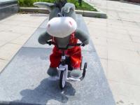 China 28cm Musical Plush Panda Toy Singing Dancing Electronic Bicycle Animal Soft Toy CE EN71 for sale
