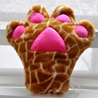China Plush Paw Gloves Hand Puppet Stuffed Animal 25cm Soft Toy for Promotion Gifts for sale