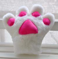 China Plush Paw Gloves Hand Puppet Stuffed Animal 25cm Soft Toy for Promotion Gifts for sale