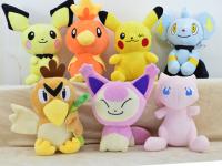 China 20cm Pokemon Cartoon Stuffed Plush Toy for Vending Crane Machine OEM Custom for sale