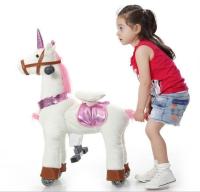 China Rocking Tiger Mechanical Pony Ride On Walking Animal Toy 66x31x72cm Plush Steel Frame for sale