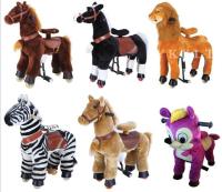 China Mechanical Pony Ride On Walking Animal for Kids Amusement Park 66x31x72cm for sale