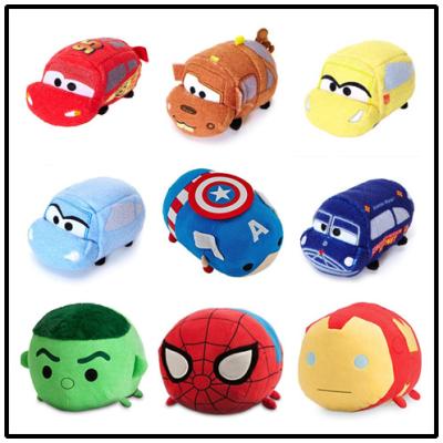 China Disney Roadster Racers Tsum Tsum Plush Toy 12cm OEM Custom Logo Plush Doll for sale