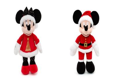 China Custom OEM Disney Mickey Mouse Minnie Mouse Plush Toy 40cm Red Short Plush for sale