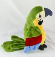 China 20cm Parrot Plush Toy Eco-Friendly Soft Stuffed Animal Red Blue Yellow for sale
