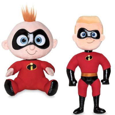 China Custom OEM 32cm Dash and Jack Plush Toy Incredibles 2 Soft Stuffed Dolls with SGS Certification for sale