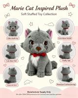 China Premium Cute The Aristocats Disney Plush Toys Custom Design Soft Stuffed Animals for sale