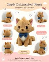 China Premium Cute The Aristocats Disney Plush Toys Custom Design Soft Stuffed Animals for sale