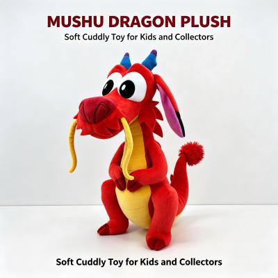 China Cute Disney Mushu Dragon Plush Toy Custom Stuffed Animals For Brands for sale