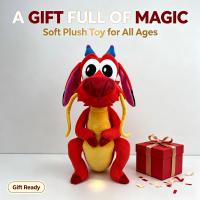 China Cute Disney Mushu Dragon Plush Toy Custom Stuffed Animals For Brands for sale