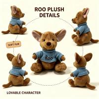 China Cute Soft Material Disney Plush Toys Winnie The Pooh Roo for sale