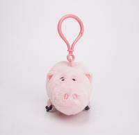 China Cute pink Hamm keychain plush for sale