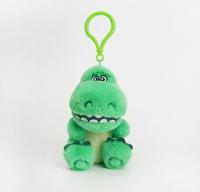 China Cute green Rex keychain plush for sale