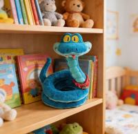 China Cute Plush Gary De’Snake Disney Soft Toys 35*12*15cm Size for sale