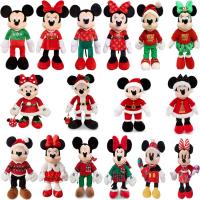 China Disney Licensed Mickey Mouse Minnie Mouse Christmas Soft Plush Toy 45cm OEM for sale