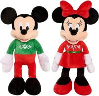 China Disney Licensed Mickey Mouse Minnie Mouse Christmas Soft Plush Toy 45cm OEM for sale
