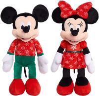 China Disney Licensed Mickey Mouse Minnie Mouse Christmas Soft Plush Toy 45cm OEM for sale