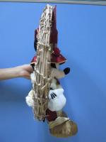 China Mickey Mouse Disney Plush Toys with Wreath / Christmas Holiday Stuffed Toys for sale