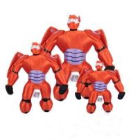 China Big Hero 6 Baymax Mech Action Figure Cartoon Plush Toy 20cm 30cm Soft Stuffed Doll for Kids for sale
